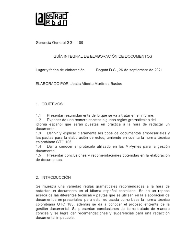 Informe Corto | PDF | Gestión de registros | Planificación