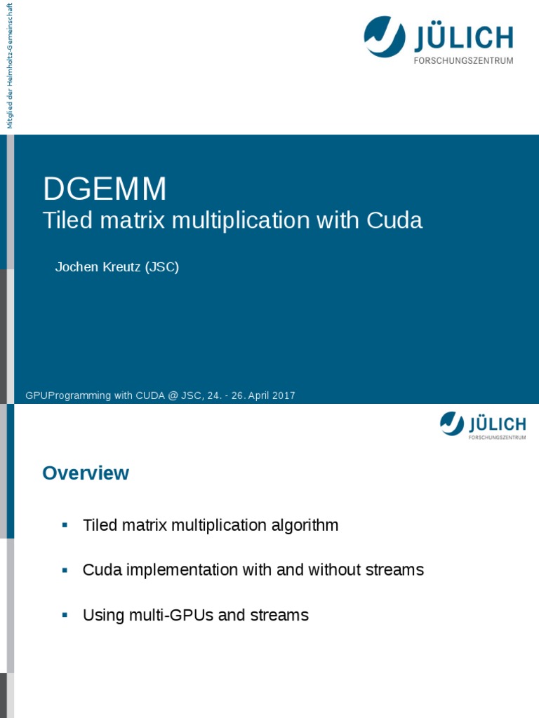 10 Cuda Dgemm Tiled | PDF | Matrix (Mathematics) | Graphics Processing Unit