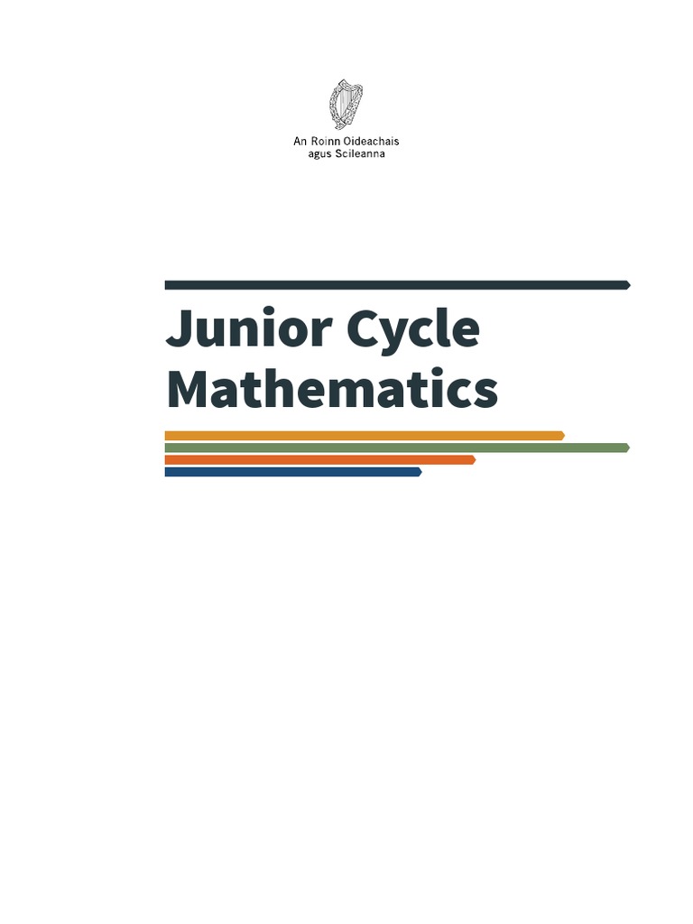 Junior Cycle Mathematics Specification 2018 | PDF | Mathematics | Set ...