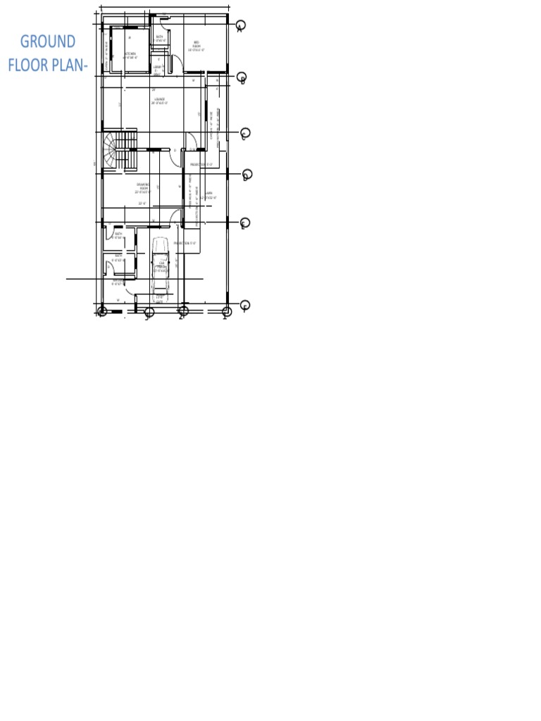 Working Drawing GF Final | PDF