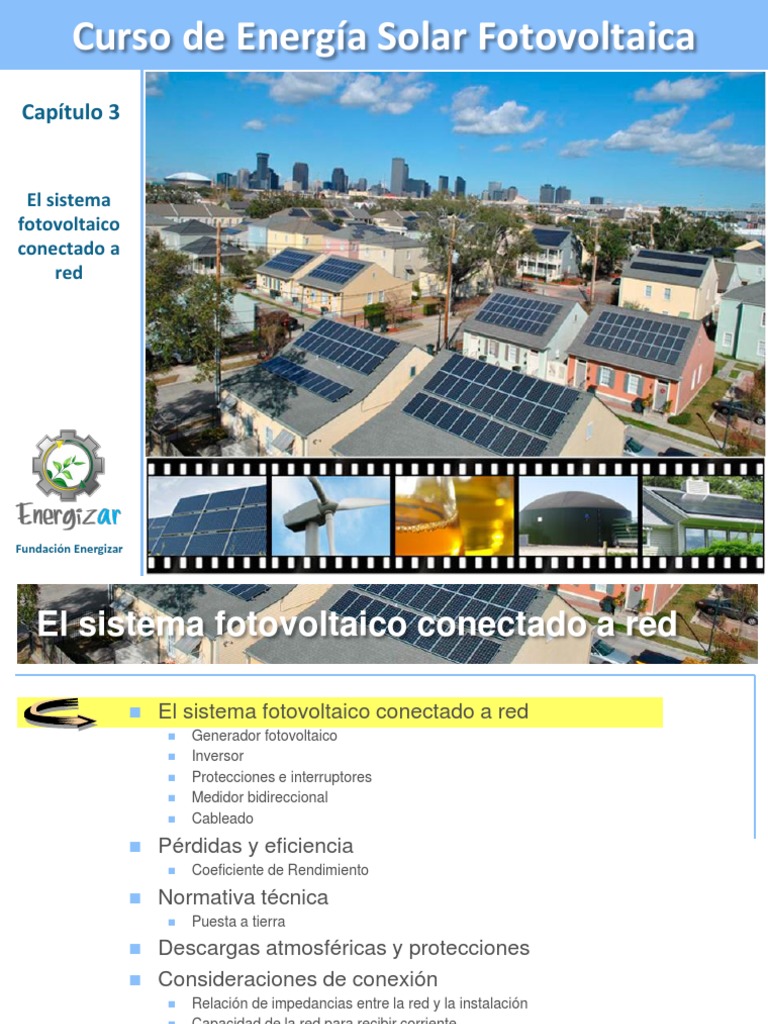 Capítulo 3 - El Sistema Fotovoltaico Conectado A Red | PDF | Ingenieria ...