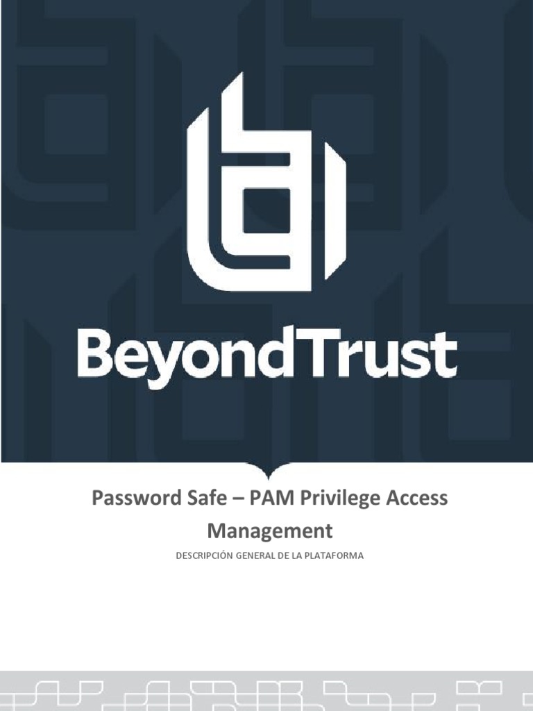 Password Safe - BeyondTrust - PAM-PWS | PDF | Usuario (informática ...