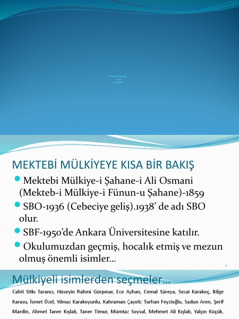 Toplumbilim Girişve1.Hafta | PDF