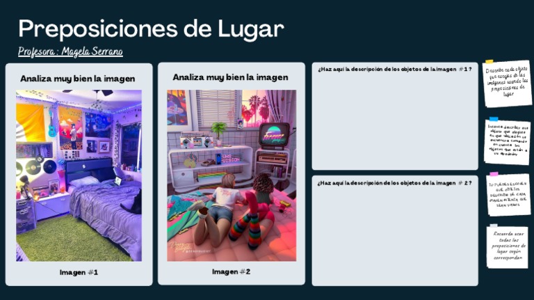 Actividad Preposiciones de Lugar | PDF