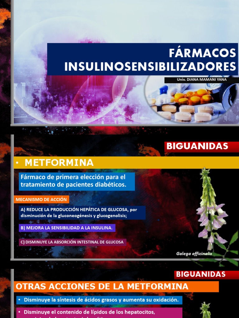 Guía de Fármacos Antidiabéticos | PDF | Diabetes | Resistencia a la ...