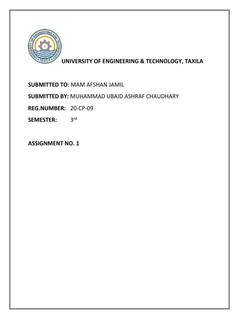 COA ASsignment | PDF | Central Processing Unit | Computer Engineering