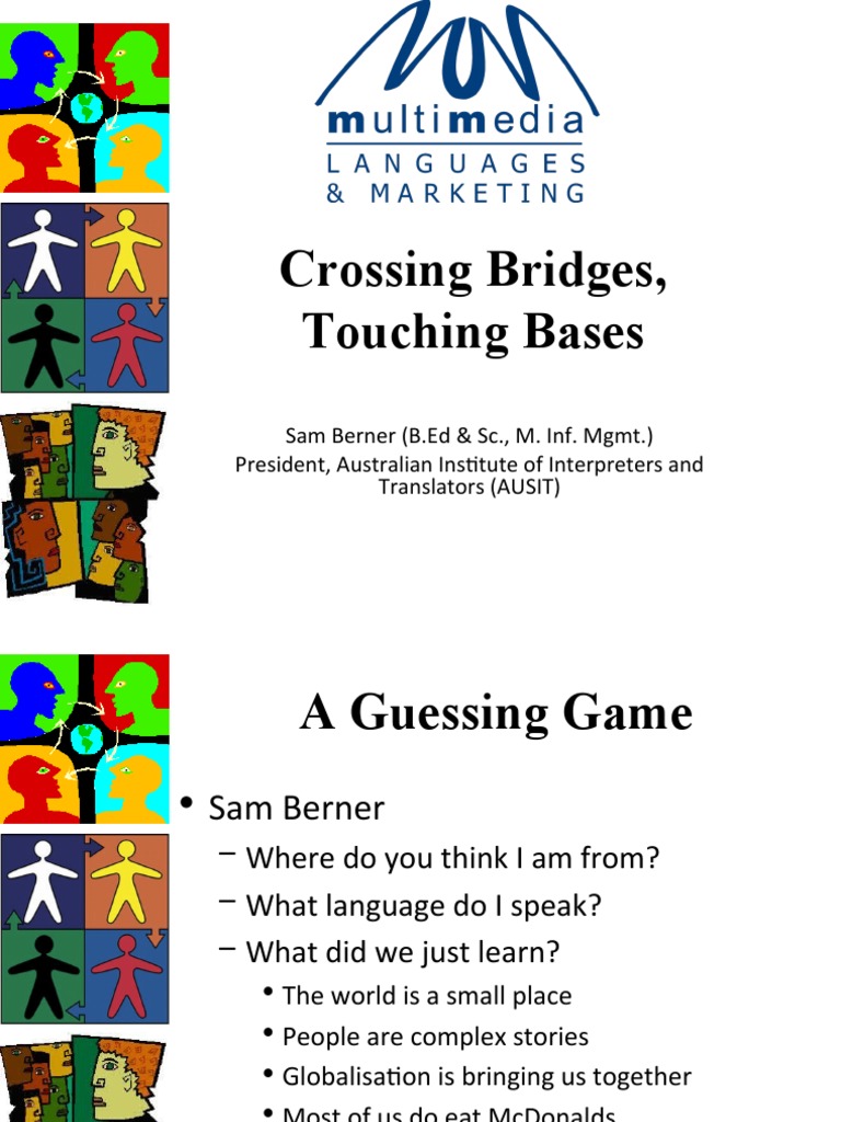 Crossing Bridges, Touching Bases | PDF | Communication | Body Language