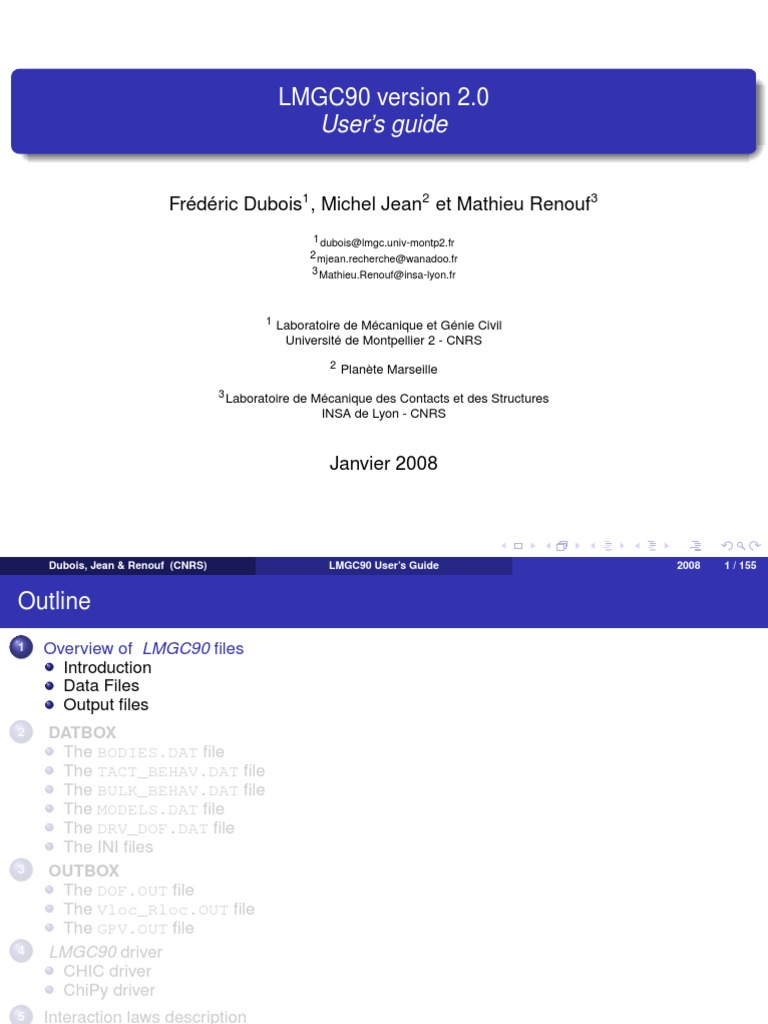 User Guide | PDF | Macro (Computer Science) | Friction