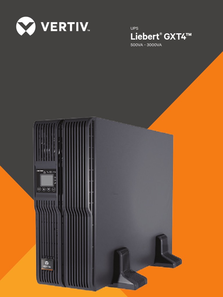 Vertiv GXT4 1-3kva - Hoja de Datos | PDF | Ingenieria Eléctrica ...