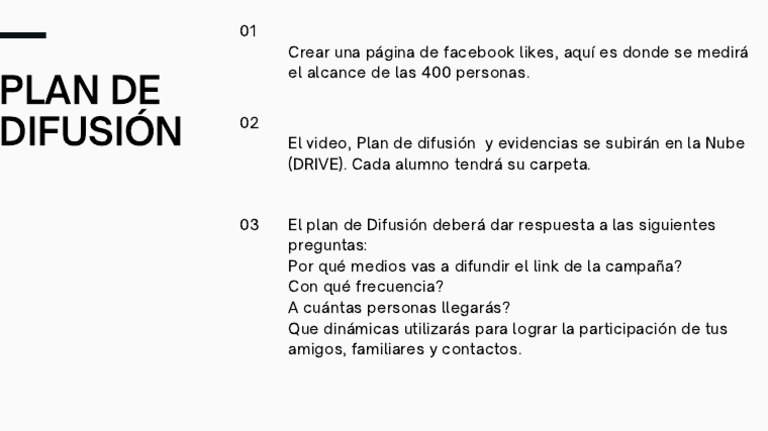 Plan de Difusión | PDF