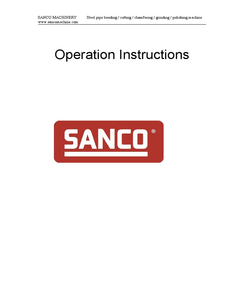 Manual Operation of Notching Machine | PDF