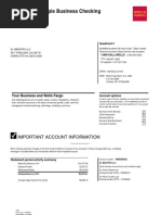 Wells Fargo Bank Statement Template | PDF | Wells Fargo | Banks