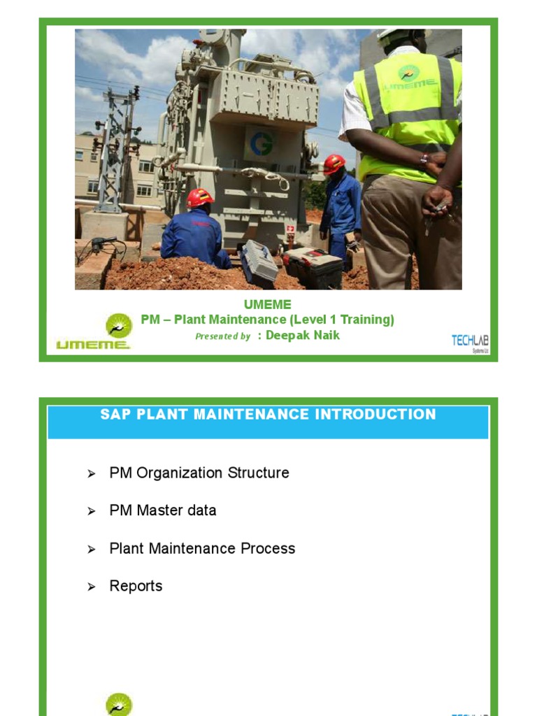 Sap PM Overview | PDF | Calibration | Systems Engineering