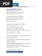 HP Procurve CLI Cheat Sheet - Michael Foster | PDF