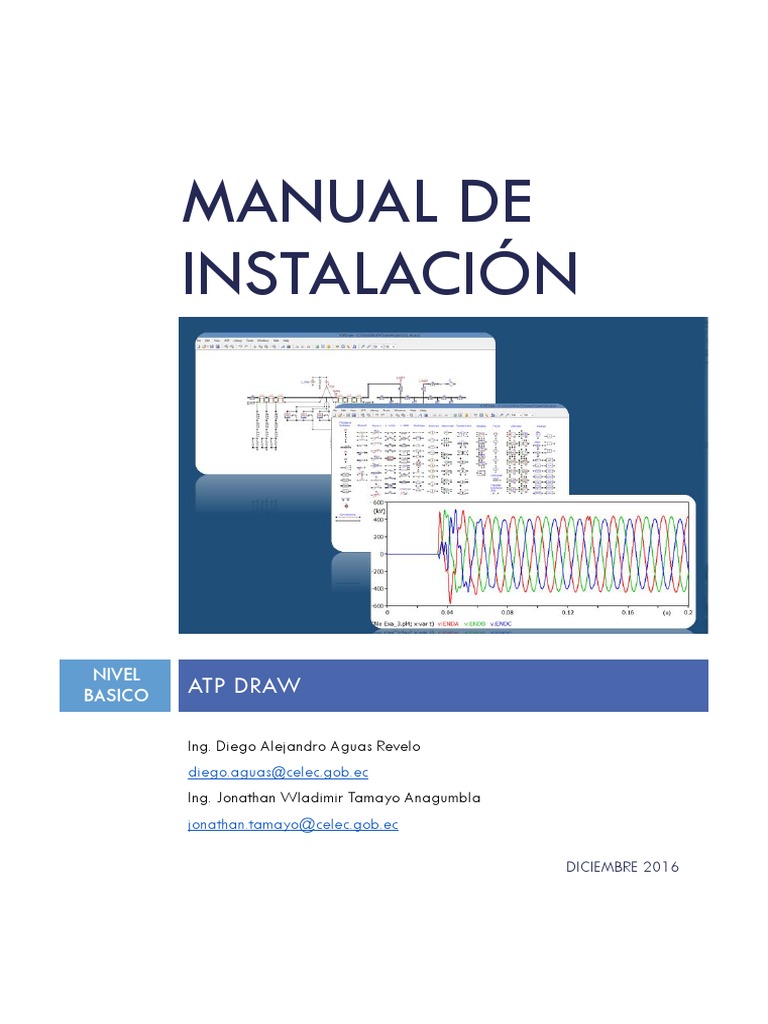Manual de Instalación Atp Draw | PDF
