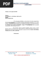 Modelo de Solicitud de Chequera | PDF | Cheque | Business