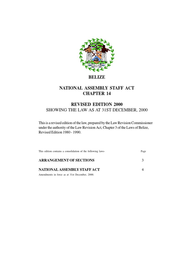 014 National Assembly Staff Act | PDF | Pension | Constitutional Amendment