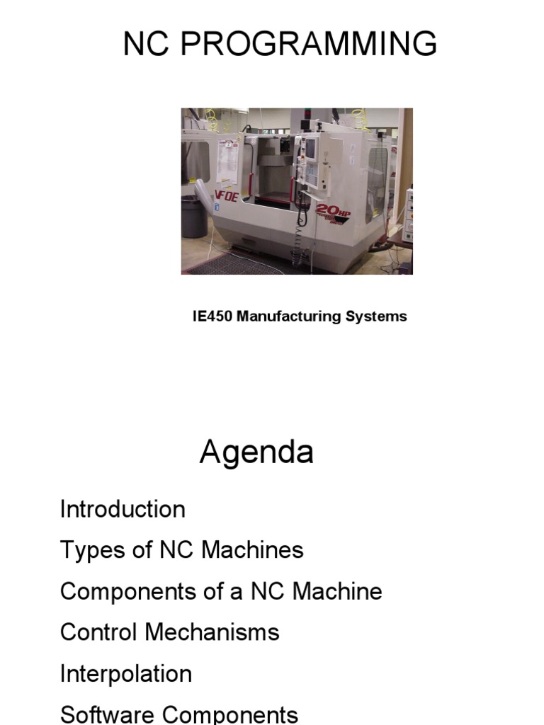 NC Programming | Download Free PDF | Numerical Control | Machines