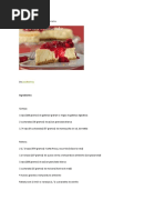 Receta de Chiskey | PDF | Tarta de queso | Crema