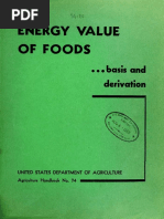 Energy Content Calculation in Foods | PDF | Food Energy | Calorie