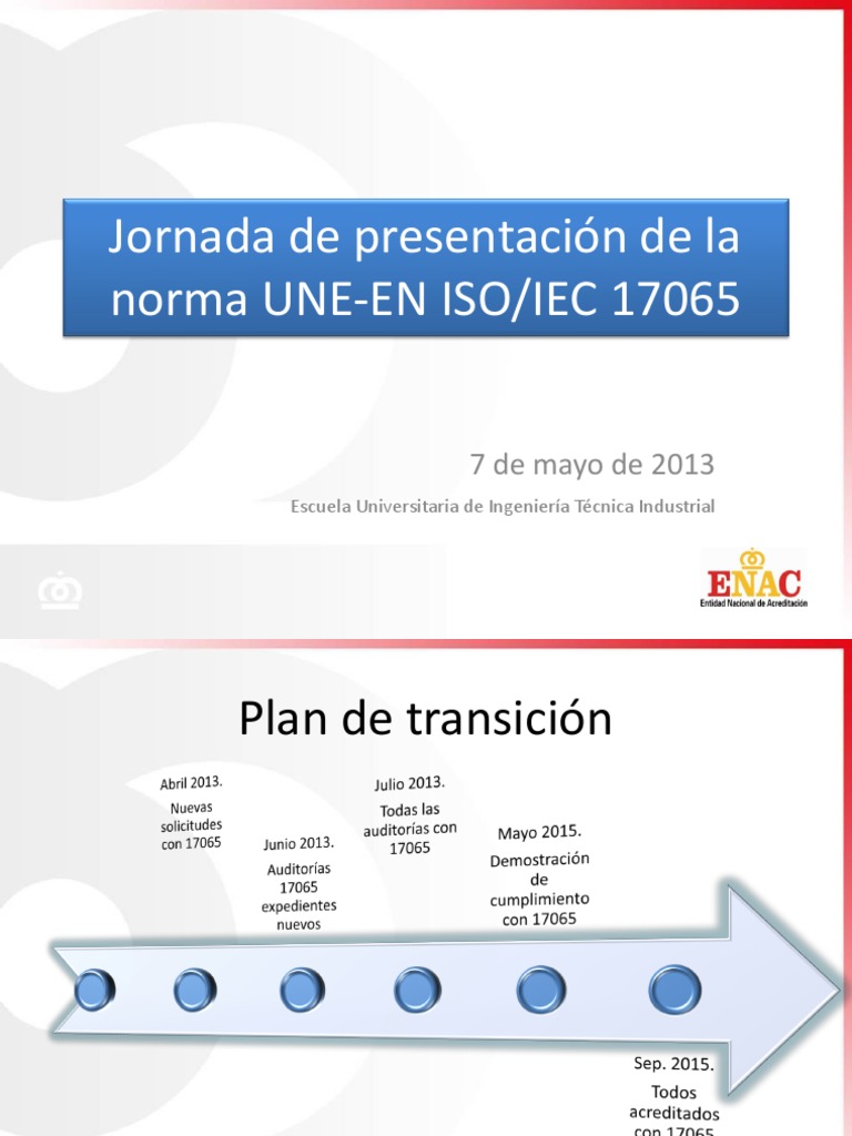 Presentación de la norma ISO/IEC 17065 | PDF | Auditoría | Organización ...