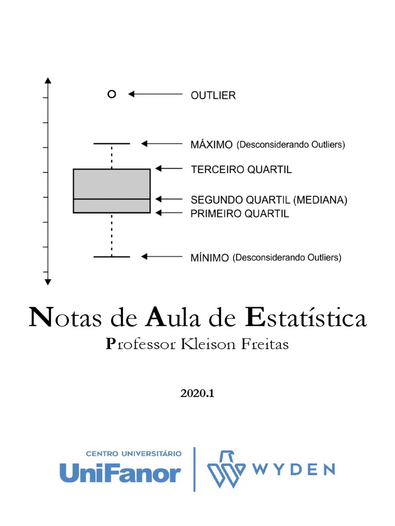 Notas de Aula Estatística | PDF | Variação | Margem de erro