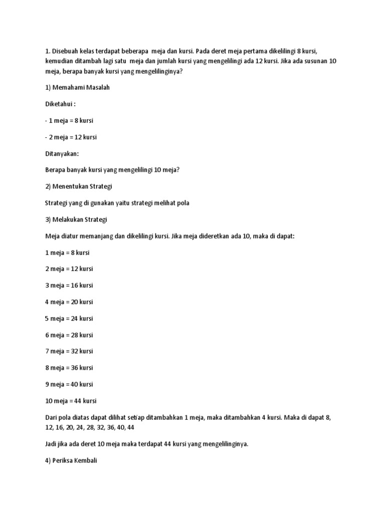 Contoh Soal Strategi Pola | PDF
