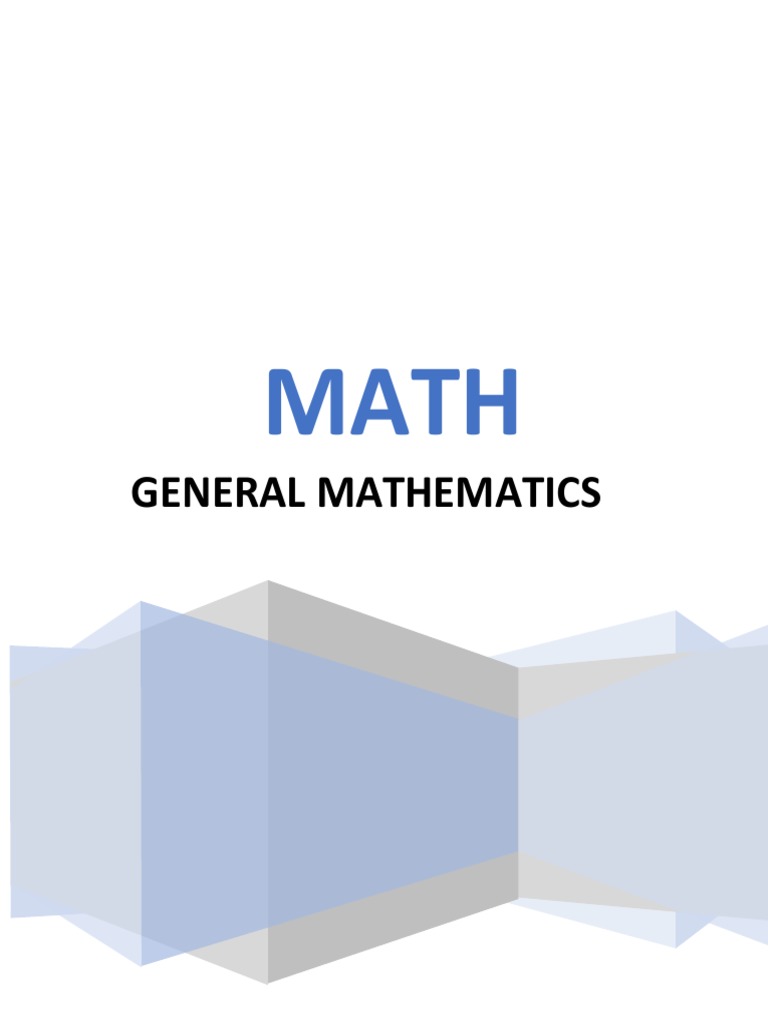 MATH | PDF | Function (Mathematics) | Variable (Mathematics)