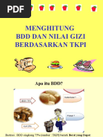 Tabel Angka Kecukupan Gizi (AKG) Indonesia Kementrian Kesehatan, 2019 | PDF