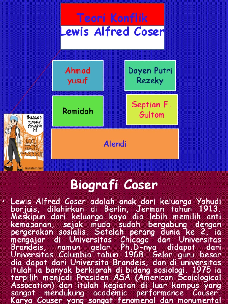 Teori Konflik Lewis Alfred Coser | PDF
