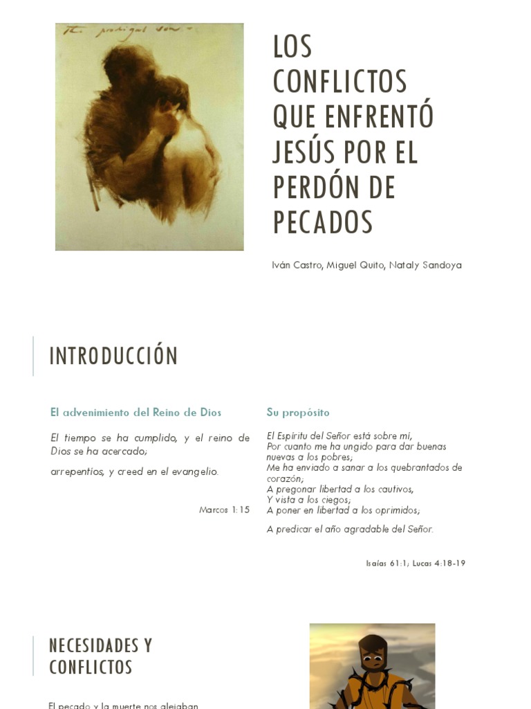Conflictos de Jesús sobre el perdón | PDF | Jesús | Pecado