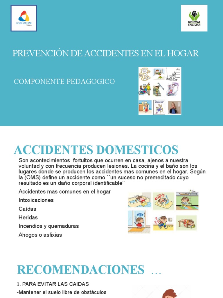 Diapositivas Prevención de Accidentes en El Hogar Plan de Formacion ...