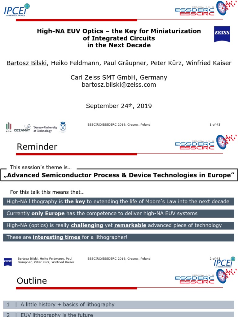 High-NA EUV Optics | PDF | Photolithography | Electromagnetic Radiation