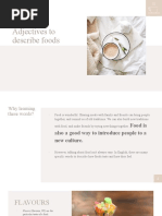 TASK 2 Part A Words To Describe Food Sensory Evaluation | PDF