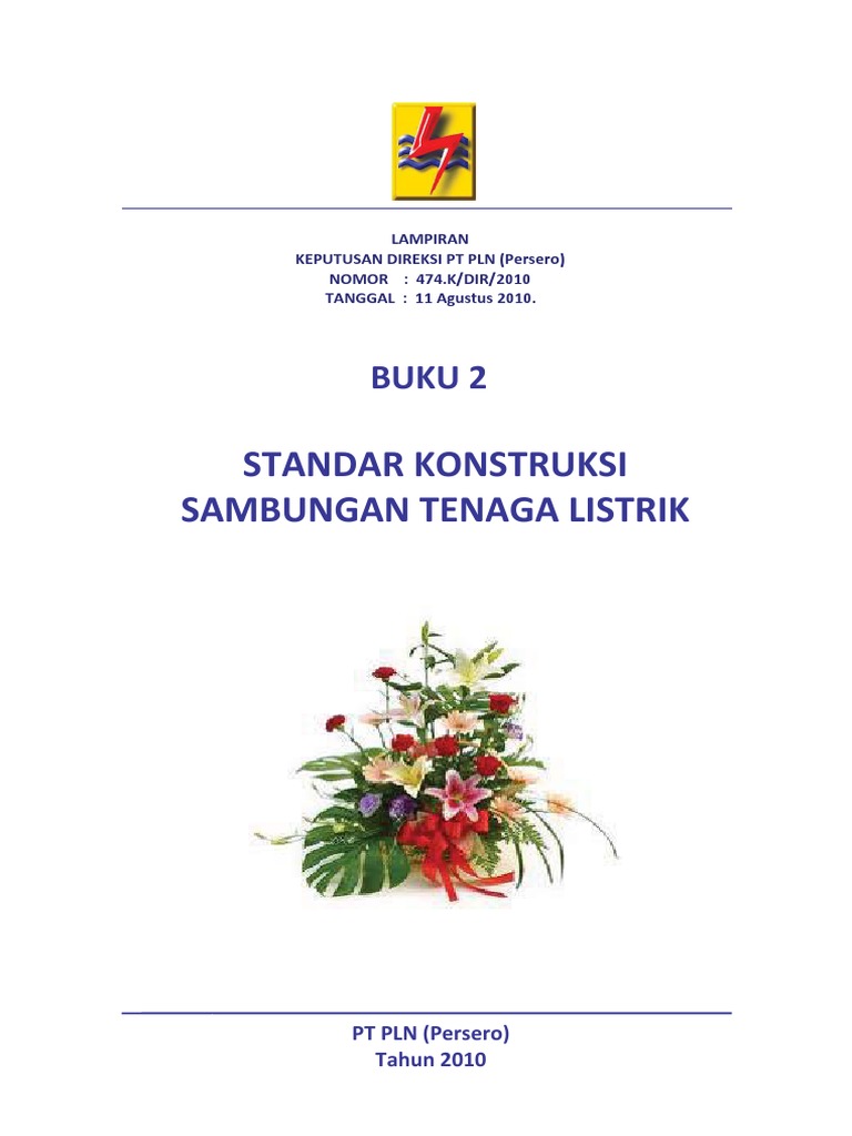 PLN Buku 2 Standar Konstruksi Sambungan Listrik | PDF