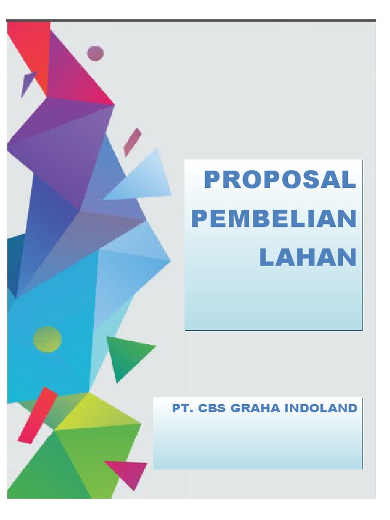 Proposal Pembelian Lahan | PDF