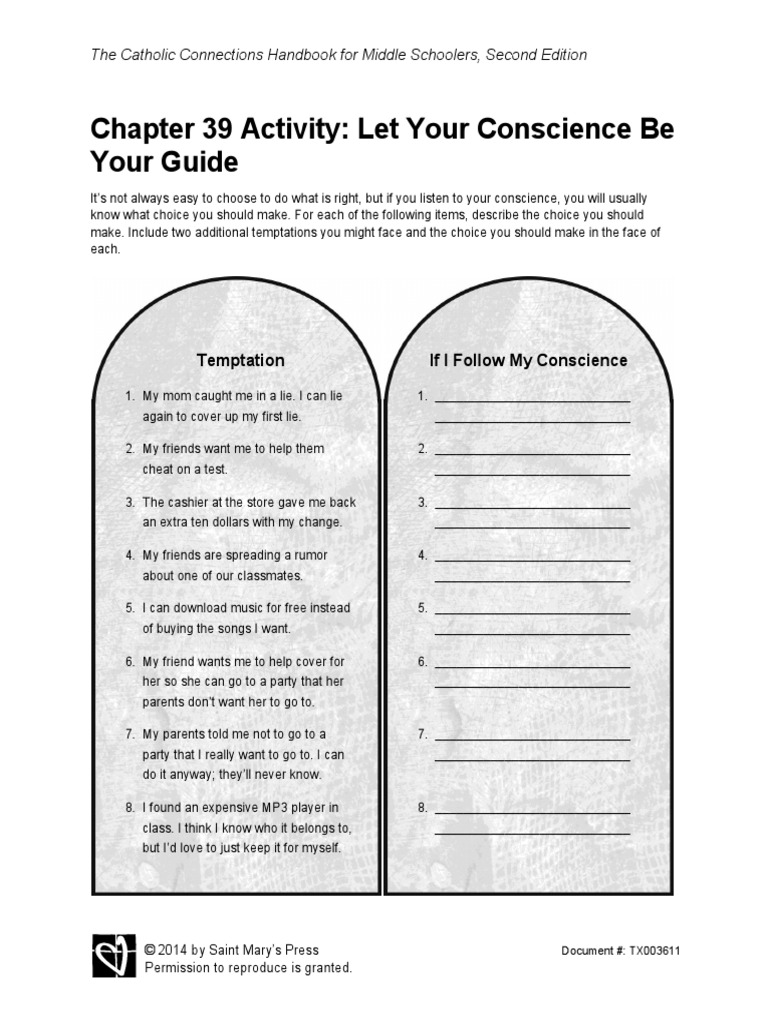 TX003611-2-Handout-39b-Let Your Conscience Be Your Guide | PDF