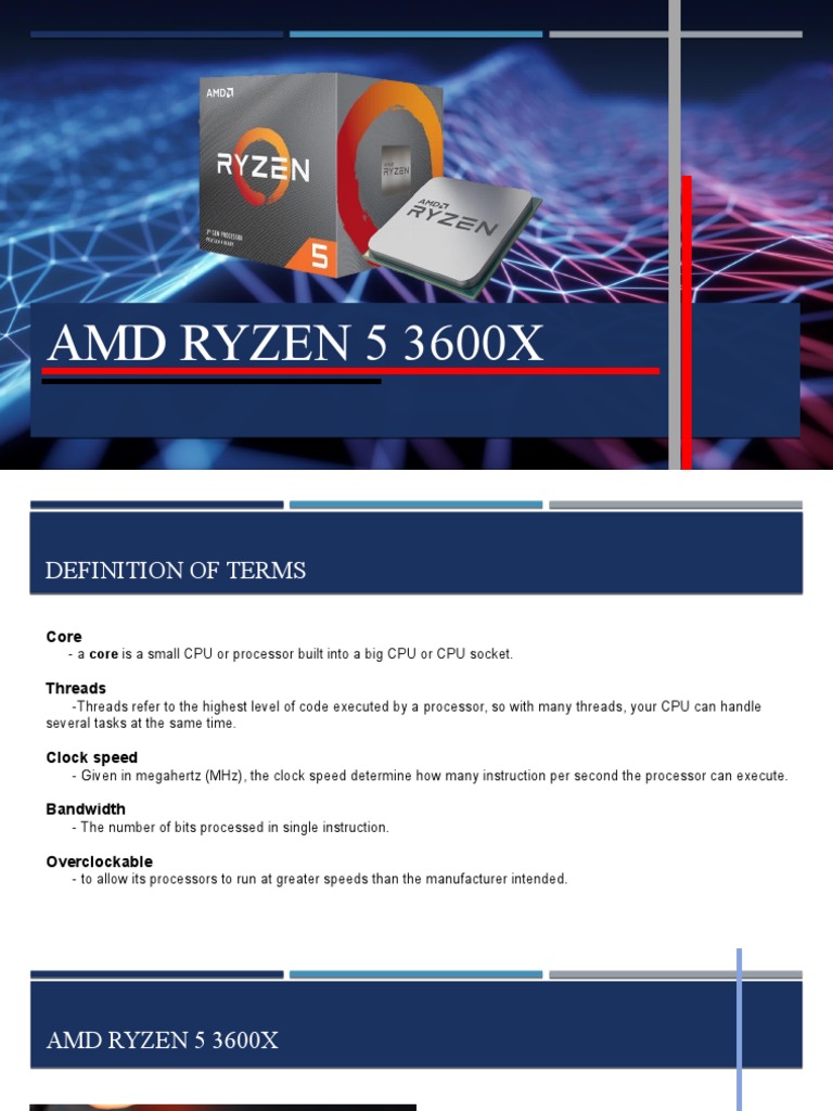 Ryzen 5 3600X | PDF