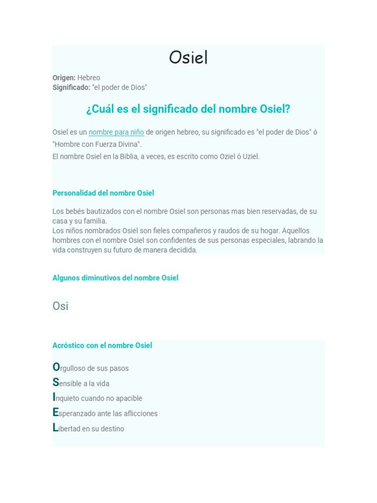 Osiel | PDF | Filosofía