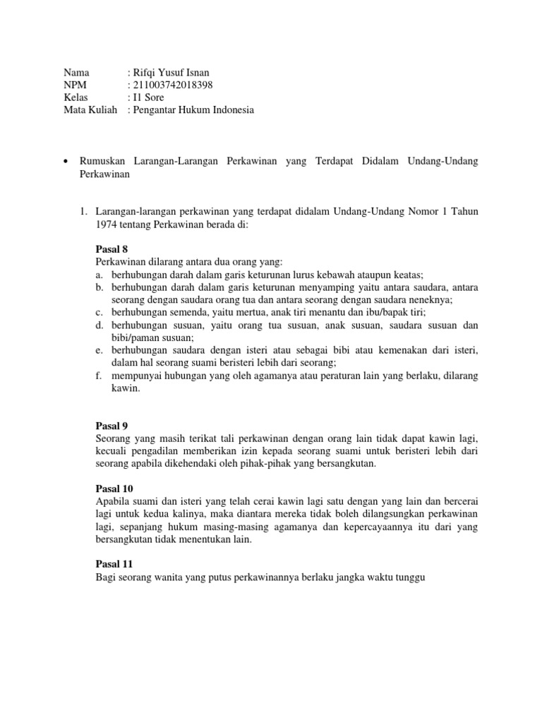 Tugas PHI - Rifqi Yusuf Isnan - 211003742018398 | PDF Tugas PHI - Rifqi Yusuf Isnan - 211003742018398 | PDF