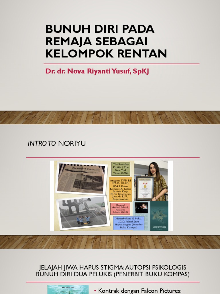 Hapus Stigma Bunuh Diri Remaja | PDF