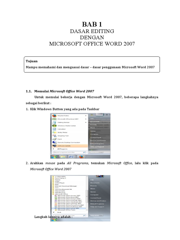 Bab 1 | PDF | Komputer
