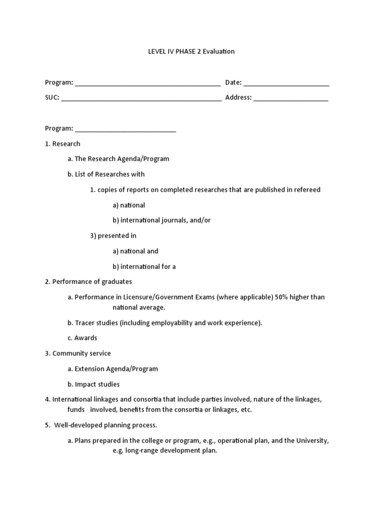 Level IV Phase 2 | PDF