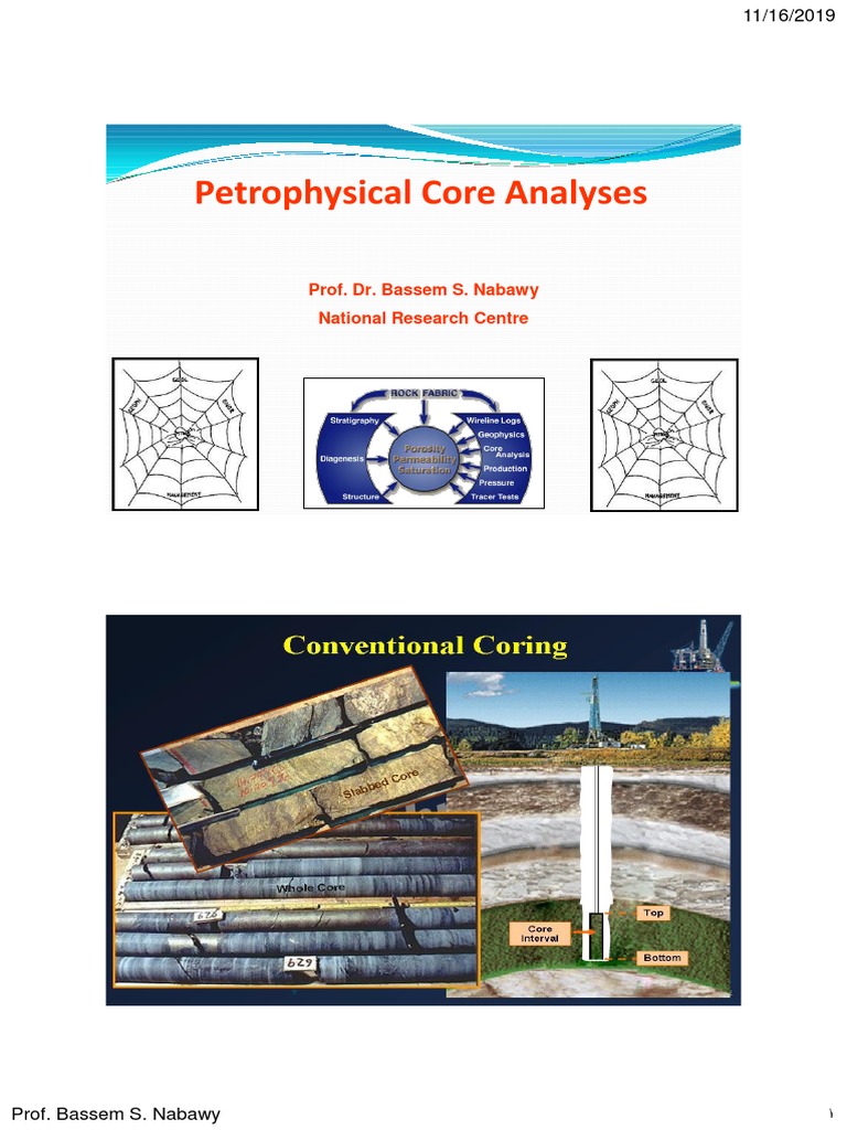 Conventional and Special Core Analysis | Download Free PDF | Porosity ...