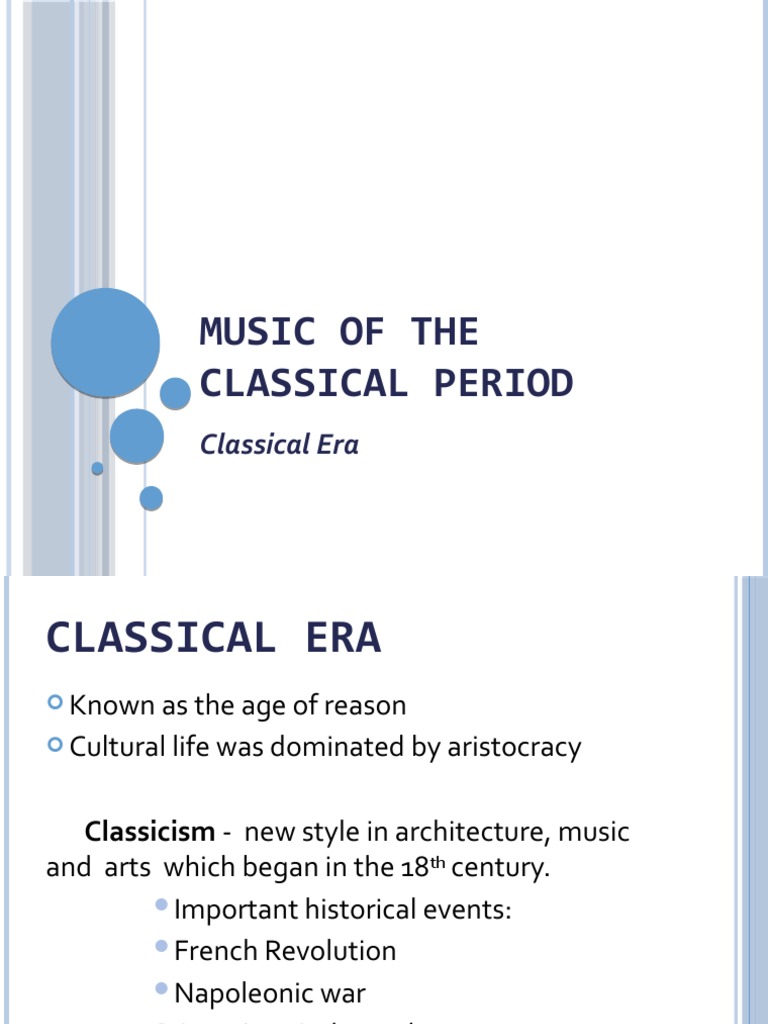 Instruments of the Classical Era | PDF | Classical Period (Music ...