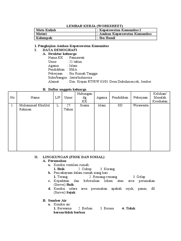Askep Komunitas | PDF