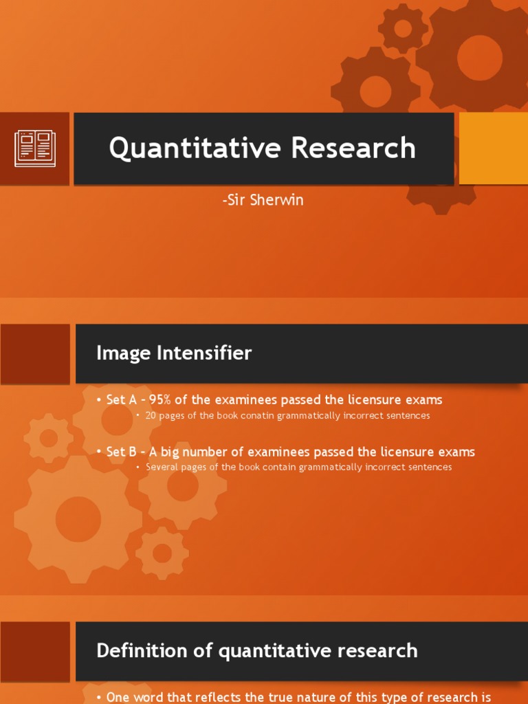 Lesson 2 Quantitative Research | PDF | Quantitative Research | Statistics