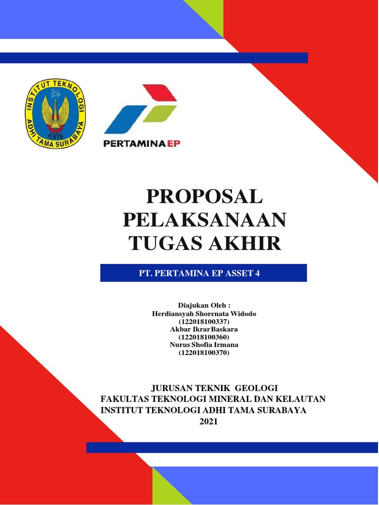 Proposal Kerja Praktek Pertamina Asset 4 | PDF