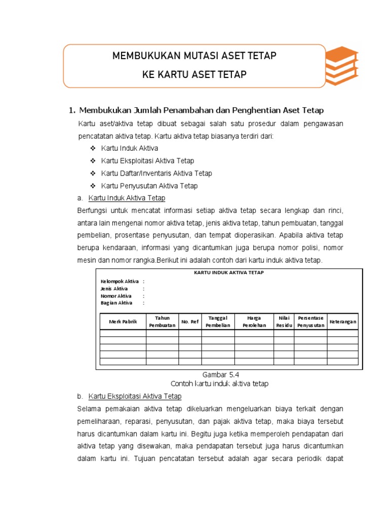 Bahan Bacaan-Mengelola Kartu Aset Tetap - Membukukan Mutasi Aset Tetap ...