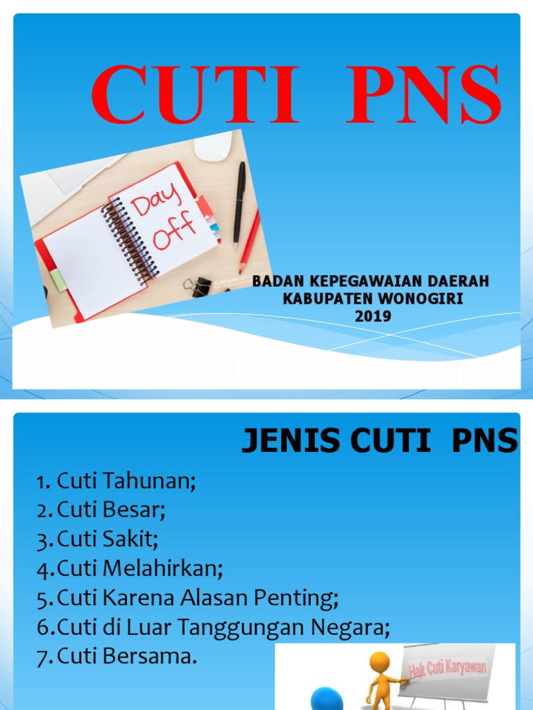 Panduan Jenis Cuti PNS di Wonogiri | PDF